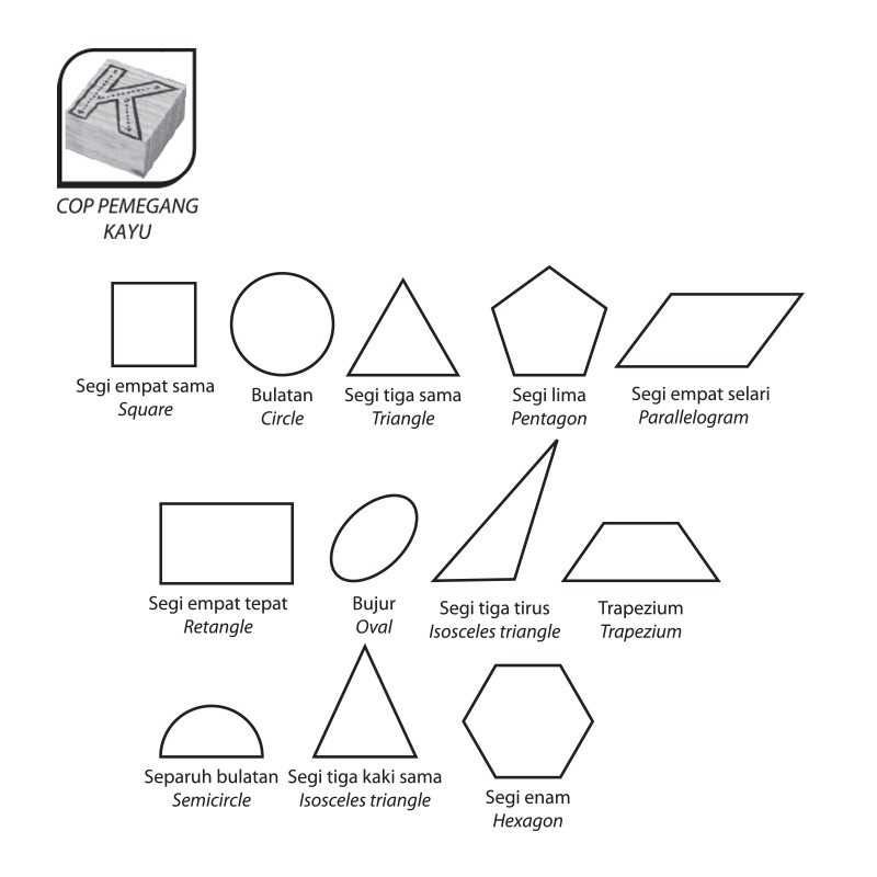 Cop Jenis-jenis Bentuk, Hobbies & Toys, Stationery & Craft, Stationery ...