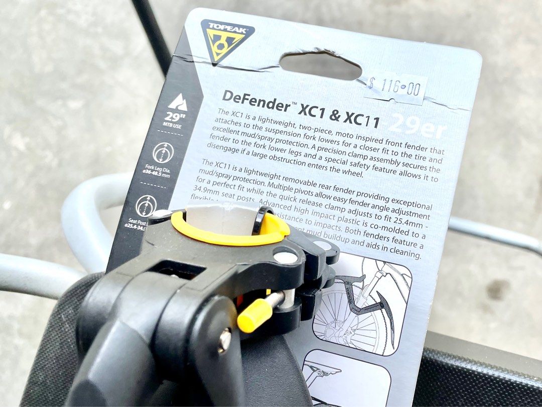DeFender XC1 & XC11 MTB Bicycle Fender Mudguard, Sports Equipment ...
