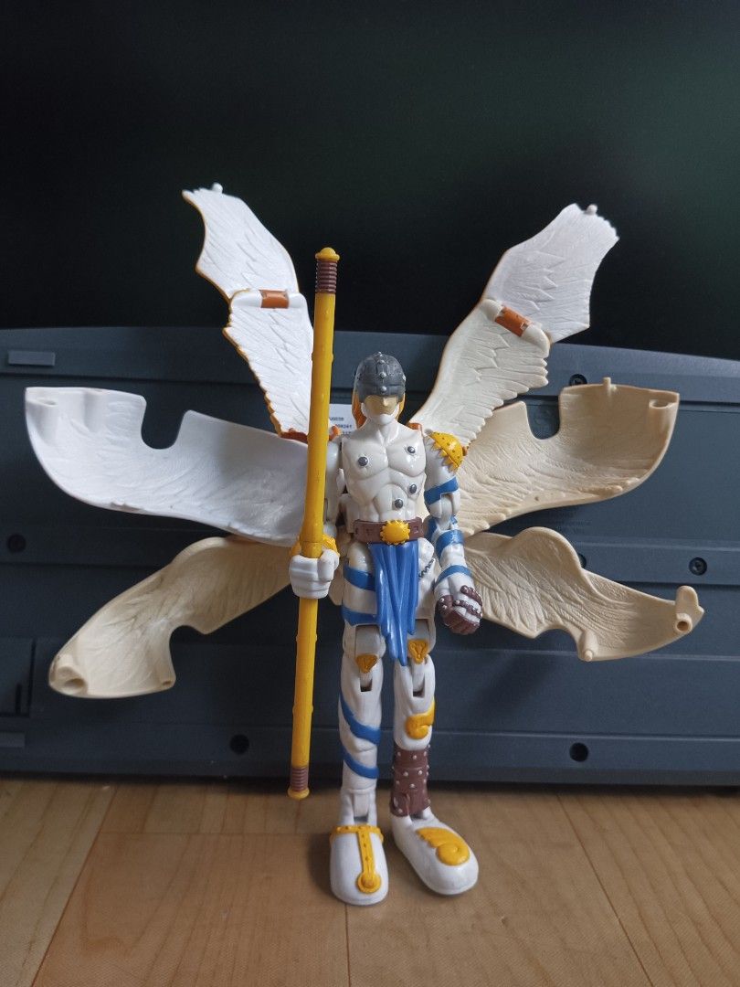 Digivolving Angemon - Digimon, Hobbies & Toys, Toys & Games on Carousell
