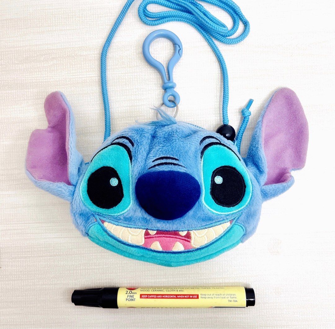 Disney Stitch Coin Pouch Charm Bag, Women's Fashion, Bags & Wallets ...