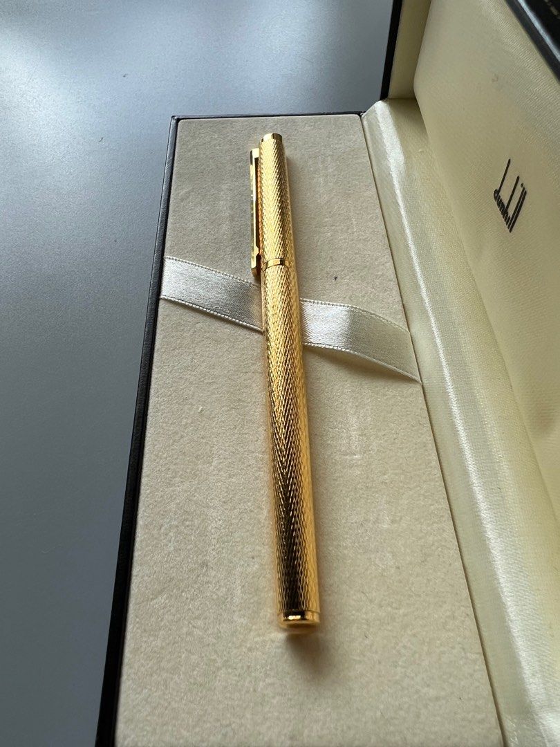 Dunhill Gold Fountain Pen, Hobbies & Toys, Toys & Games on Carousell