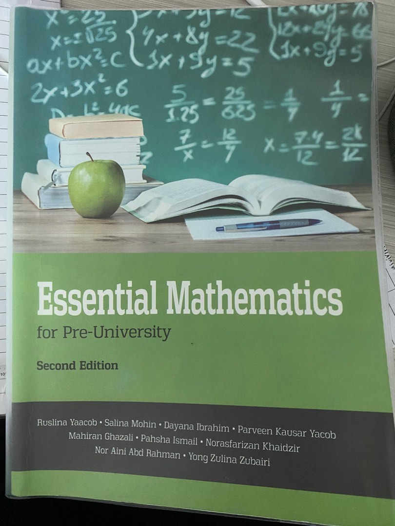 ESSENTIAL MATHEMATICS FOR PRE-UNIVERSITY SECOND EDITION, Hobbies & Toys ...