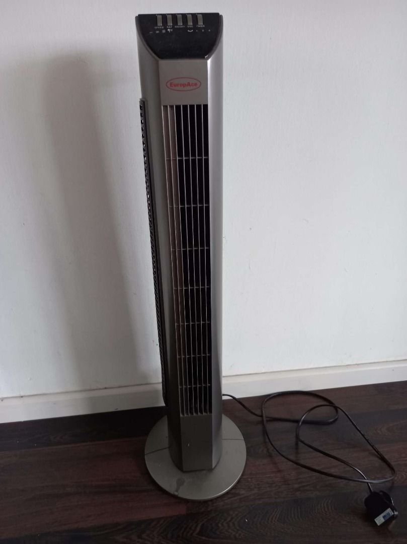EuropAce Tower Fan with remote, Furniture & Home Living, Lighting ...