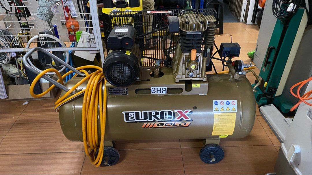 Eurox Air Compressor 3HP 120L, Auto Accessories on Carousell