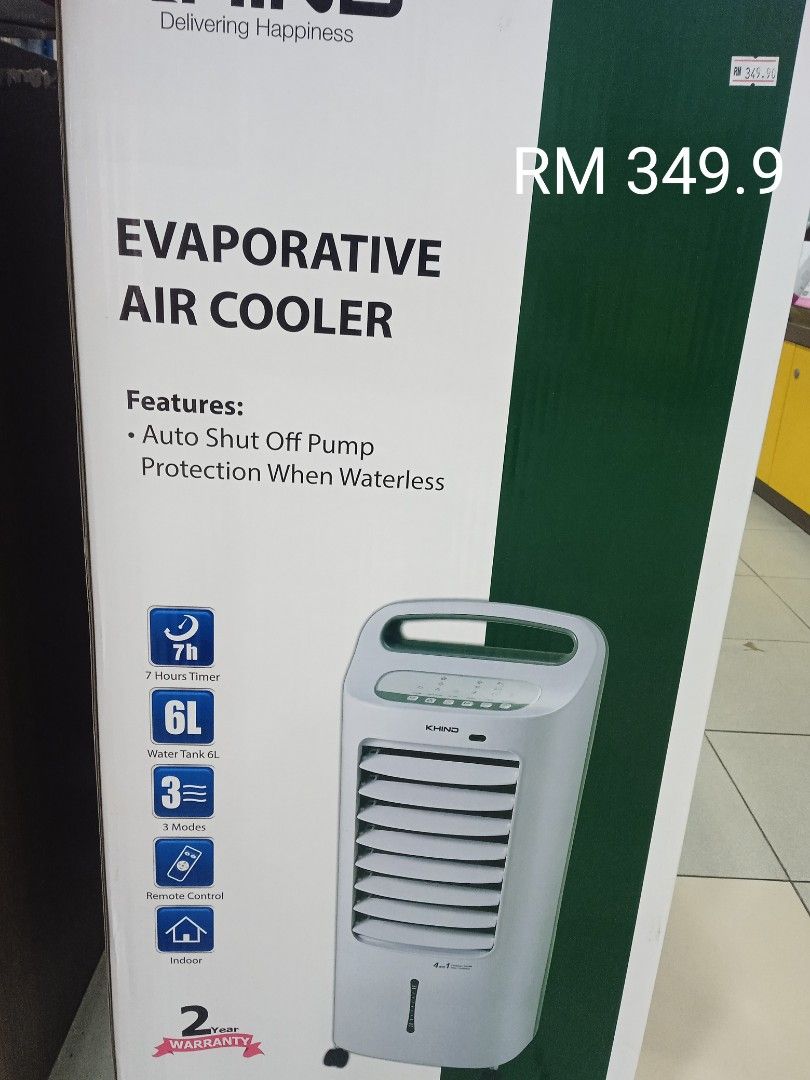 Evaporation air cooler dijual, TV & Home Appliances, Air Conditioners & Heating on Carousell