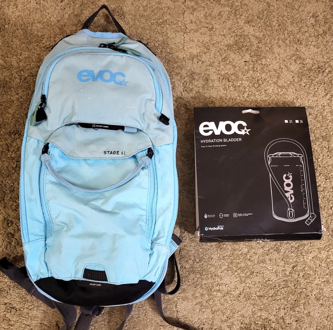 EVOC STAGE 6l Backpack with new Hydration Bladder, 運動產品, 單車及配件, 單車 ...