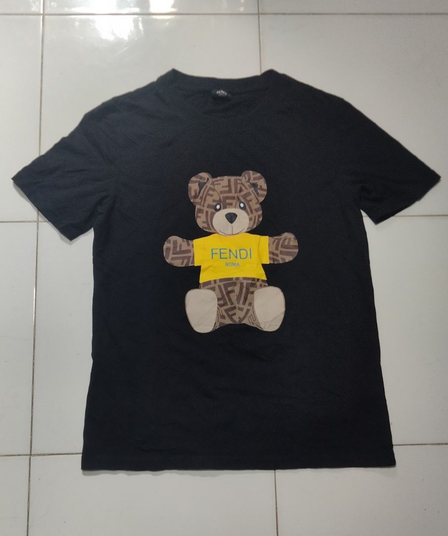 Fendi bear monogram tee, Men's Fashion, Tops & Sets, Tshirts & Polo ...