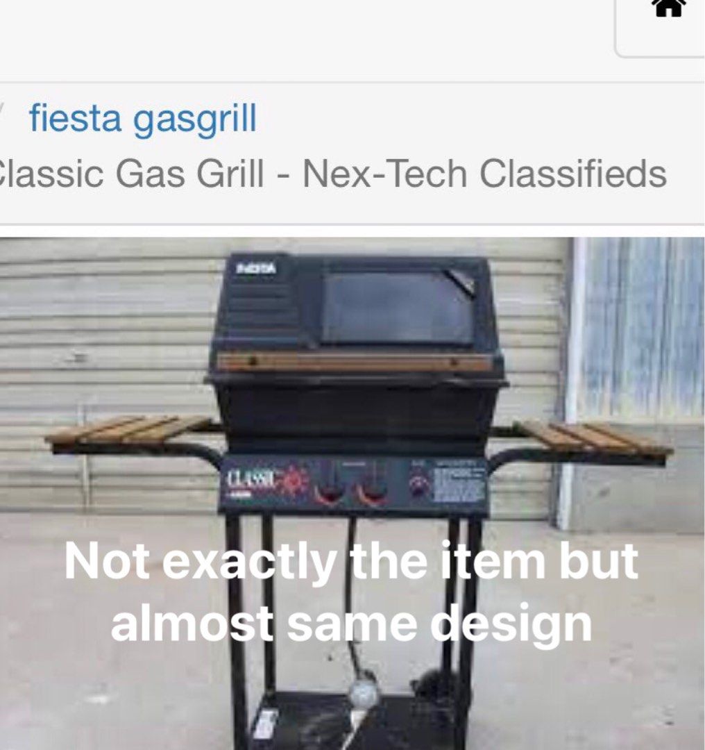 Fiesta brand spacemaker babeque gas griller, TV & Home Appliances ...