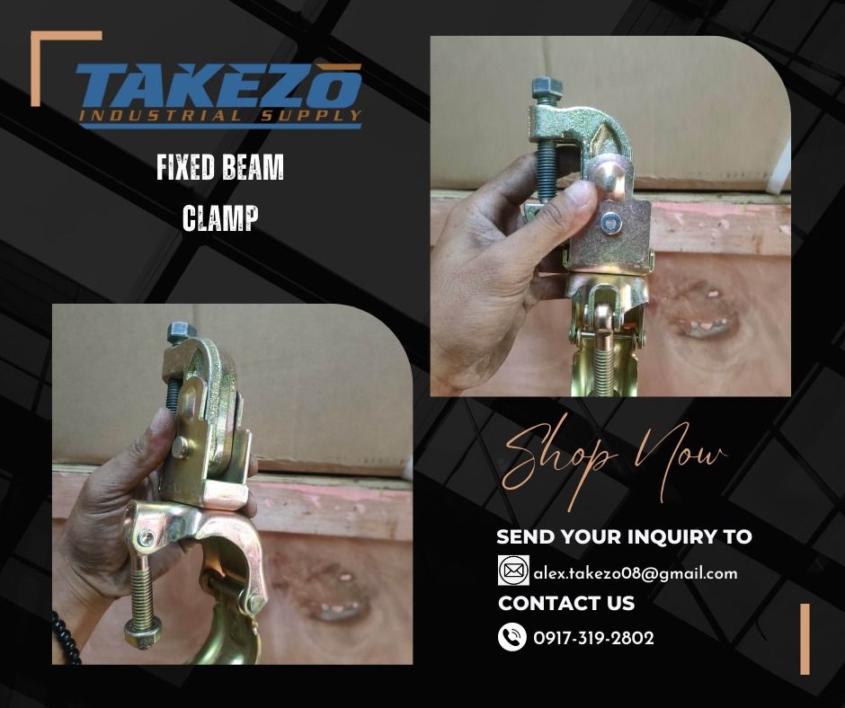 FIXED BEAM CLAMP, Commercial & Industrial, Industrial Equipment on ...
