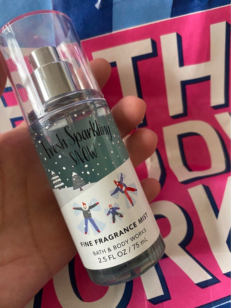 Fresh Sparkling Snow Bath And Body Works Fine Fragrance Mist Mini On