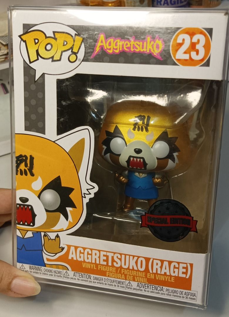 Funko POP! Sanrio Aggretsuko Rage Metallic #23 Special Edition, Hobbies & Toys, Toys & Games on ...