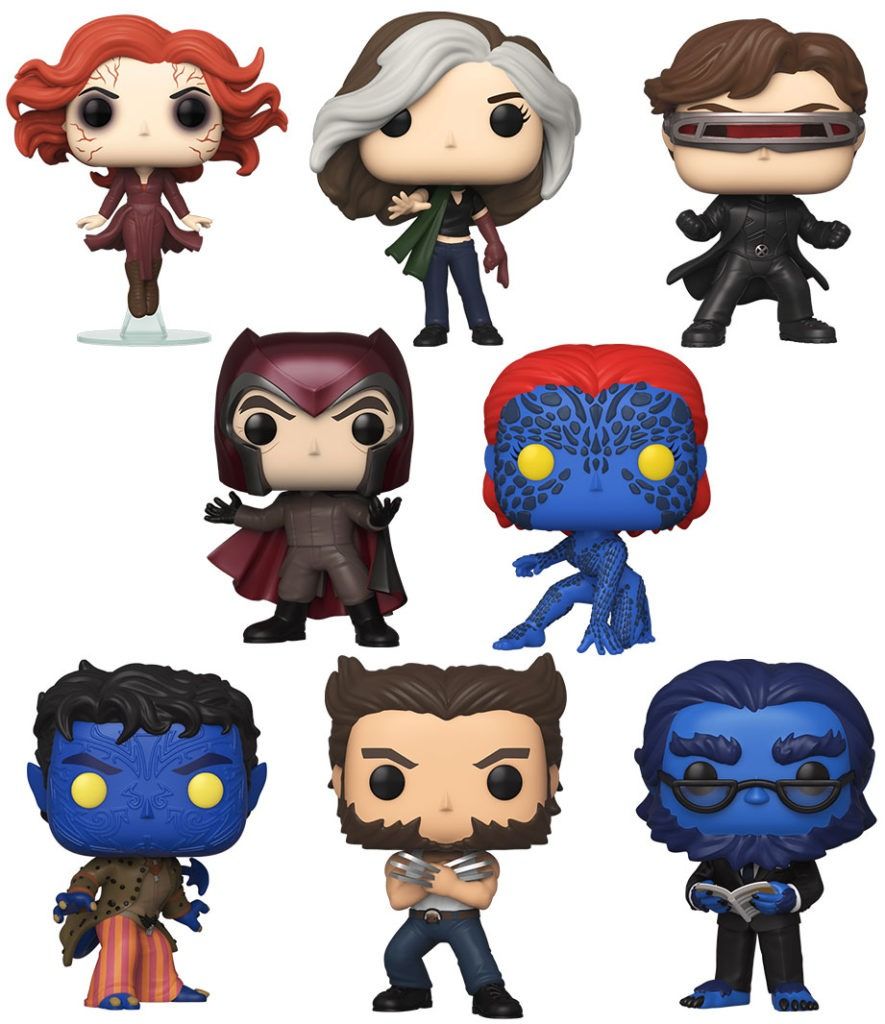Funko X-Men 20th Anniversary Jean Grey / Logan / Rogue / Mystique, 興趣及 ...