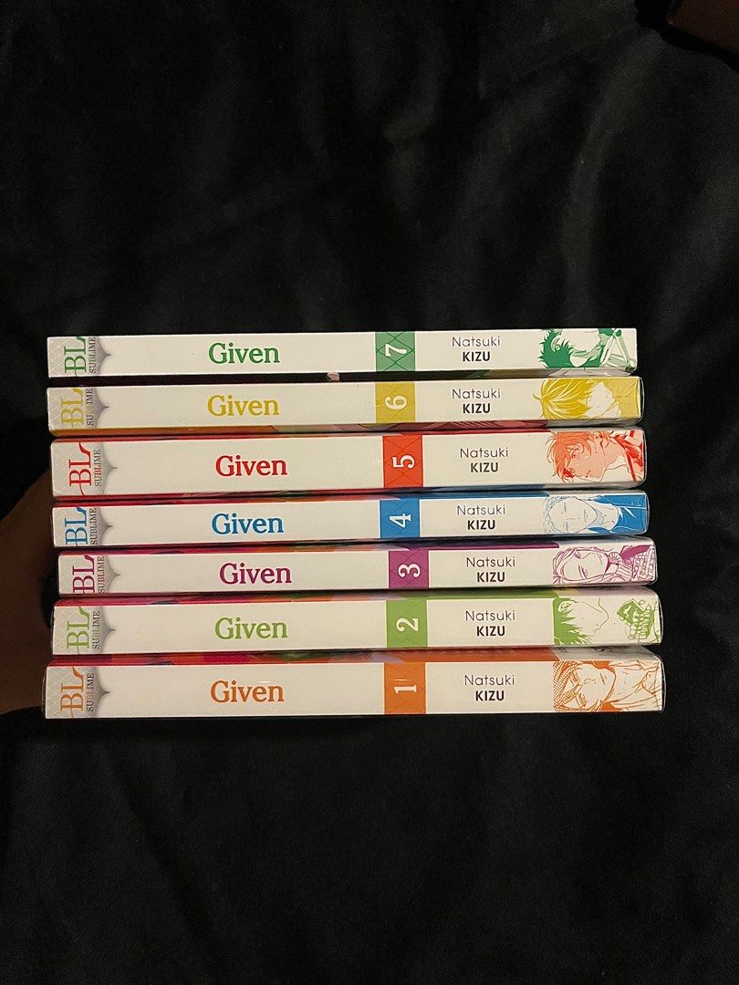 Given Manga by Natsuki Kizu BL, Hobbies & Toys, Books & Magazines, Comics & Manga on Carousell