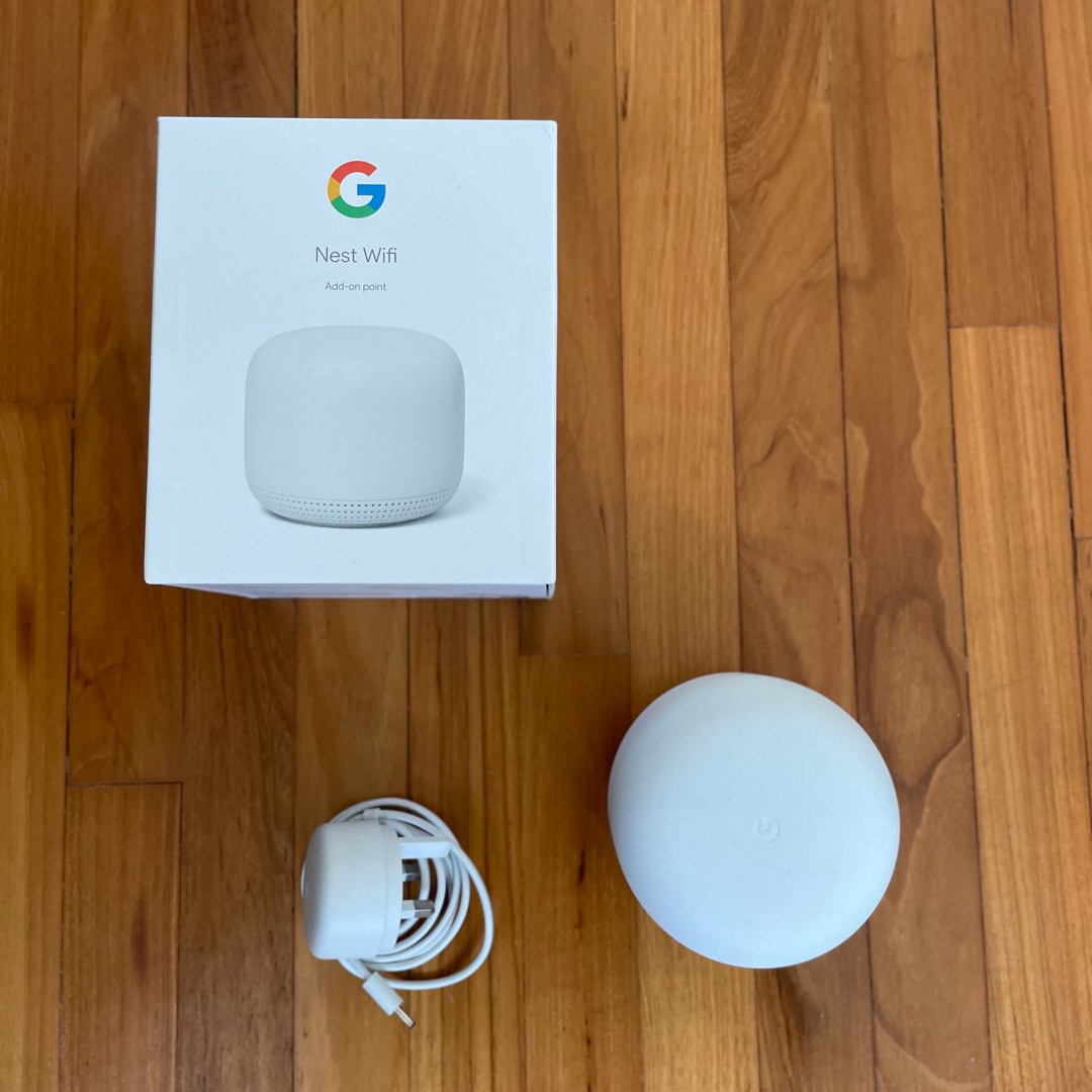 GOOGLE Nest Wifi Point, Computers & Tech, Parts & Accessories, Networking on Carousell