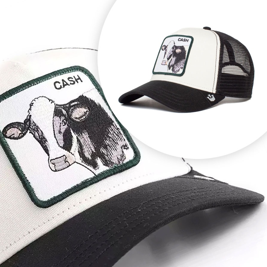 Goorin Bros Cap - Cash Cow White Black, Men's Fashion, Watches ...
