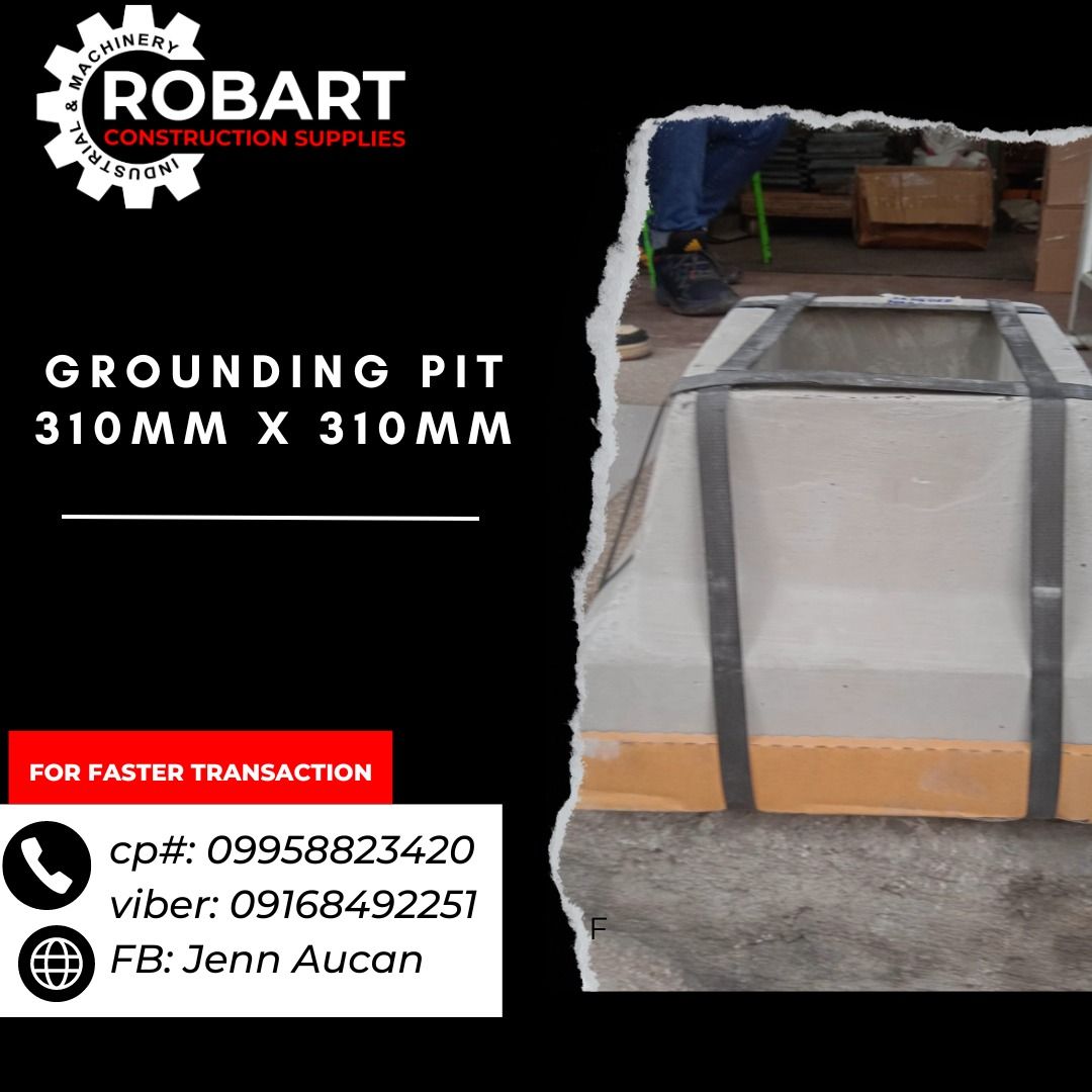 grounding pit 310mm x 310mm, Commercial & Industrial, Construction ...