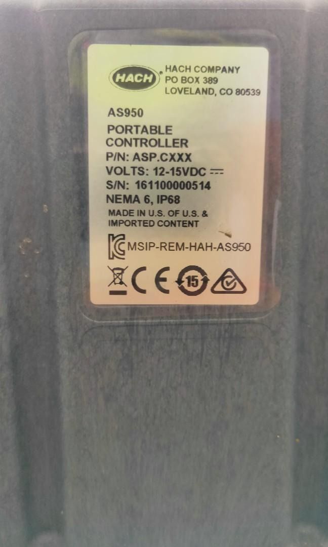 Hach AS950 Portable Samplers For Sale @ $ 200 each (AAR 1325 ...