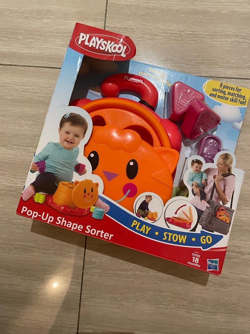 Hasbro Playskool Pop-up shape sorter, Babies & Kids, Infant Playtime on ...