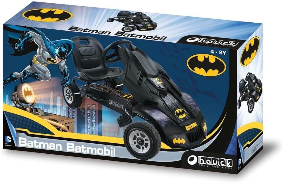 Hauck Batmobile Pedal Go Kart, Superhero Ride-On Batman Vehicle, Kids 4 ...