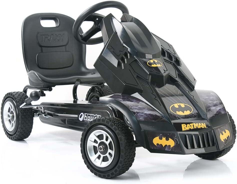 Hauck Batmobile Pedal Go Kart, Superhero Ride-On Batman Vehicle, Kids 4 ...