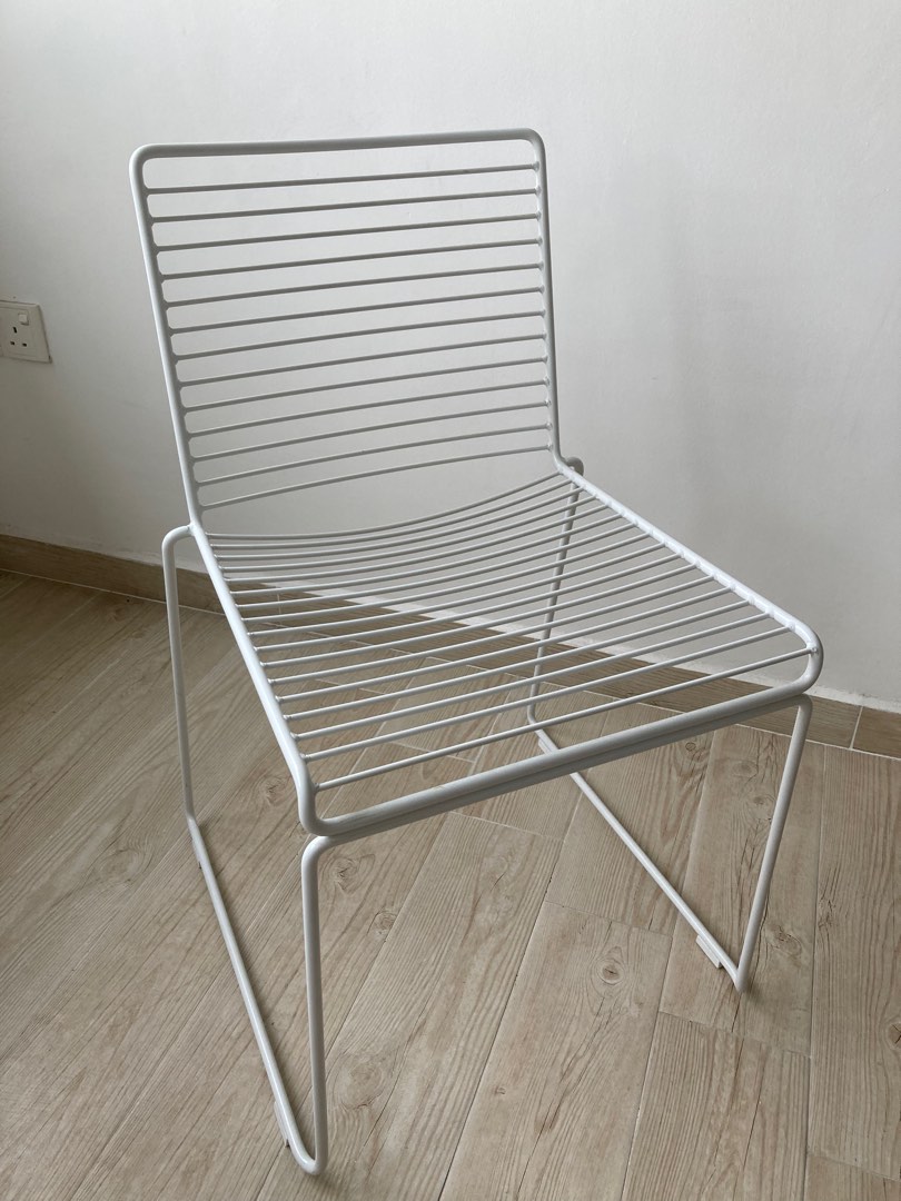 HAY Hee Dining Chair, White, Furniture & Home Living, Furniture, Chairs ...