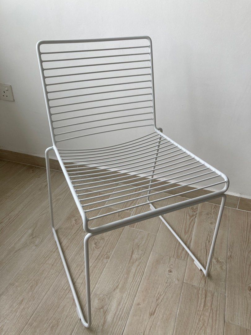 HAY Hee Dining Chair, White, Furniture & Home Living, Furniture, Chairs ...