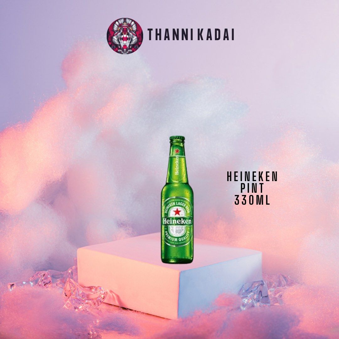 Heineken Pint 330ml, Food & Drinks, Alcoholic Beverages on Carousell