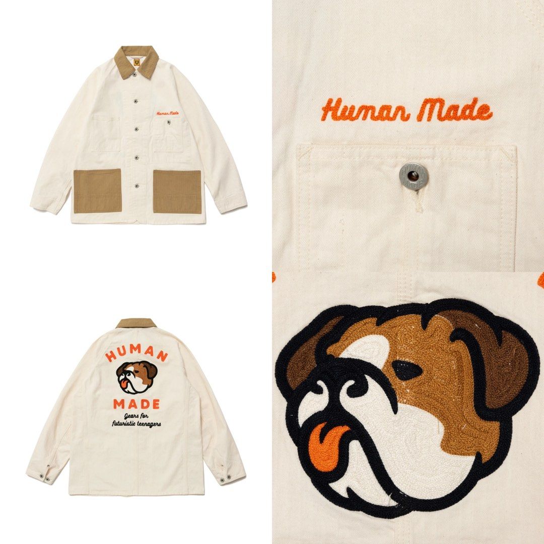 HUMAN MADE HERRINGBONE COVERALL JACKET, Men's Fashion, Coats, Jackets ...