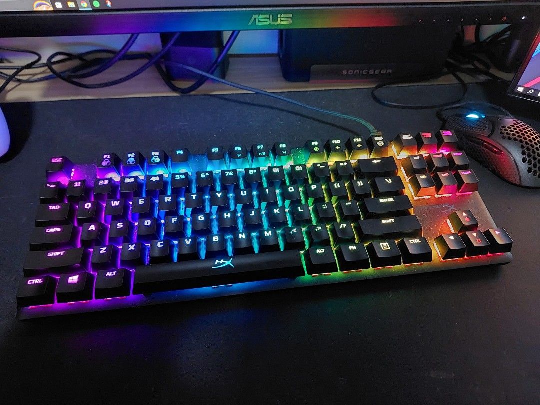 HyperX Alloy Origins Core TKL Mechanical Gaming Keyboard Red Linear ...