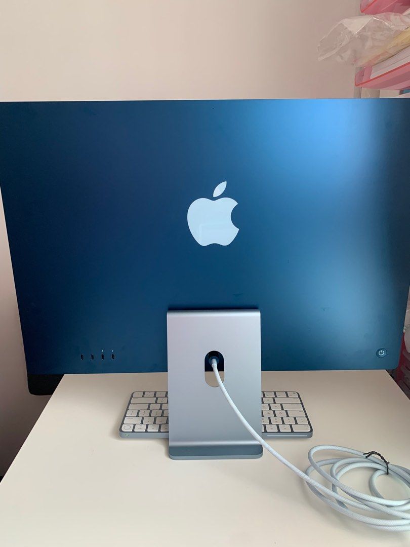 iMac 2021 (blue) 1TB storage, Computers & Tech, Desktops on Carousell