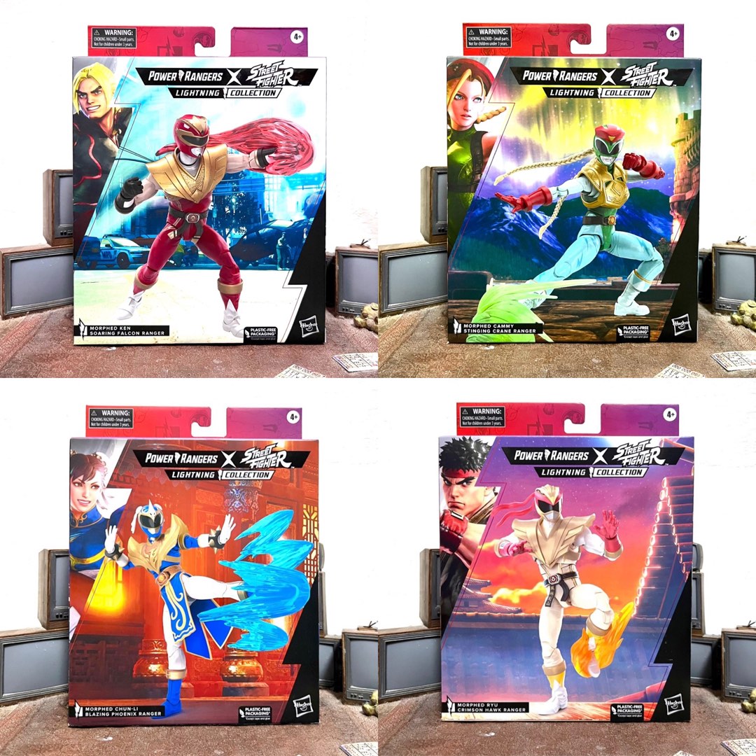 [In hand - $65 each] Hasbro Lightning Collection Power Rangers x Street ...