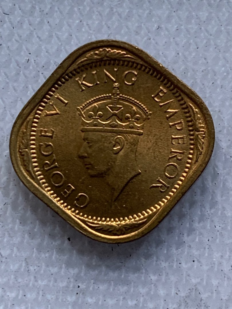 India 1942 1/2 Anna Coin, Hobbies & Toys, Memorabilia & Collectibles ...