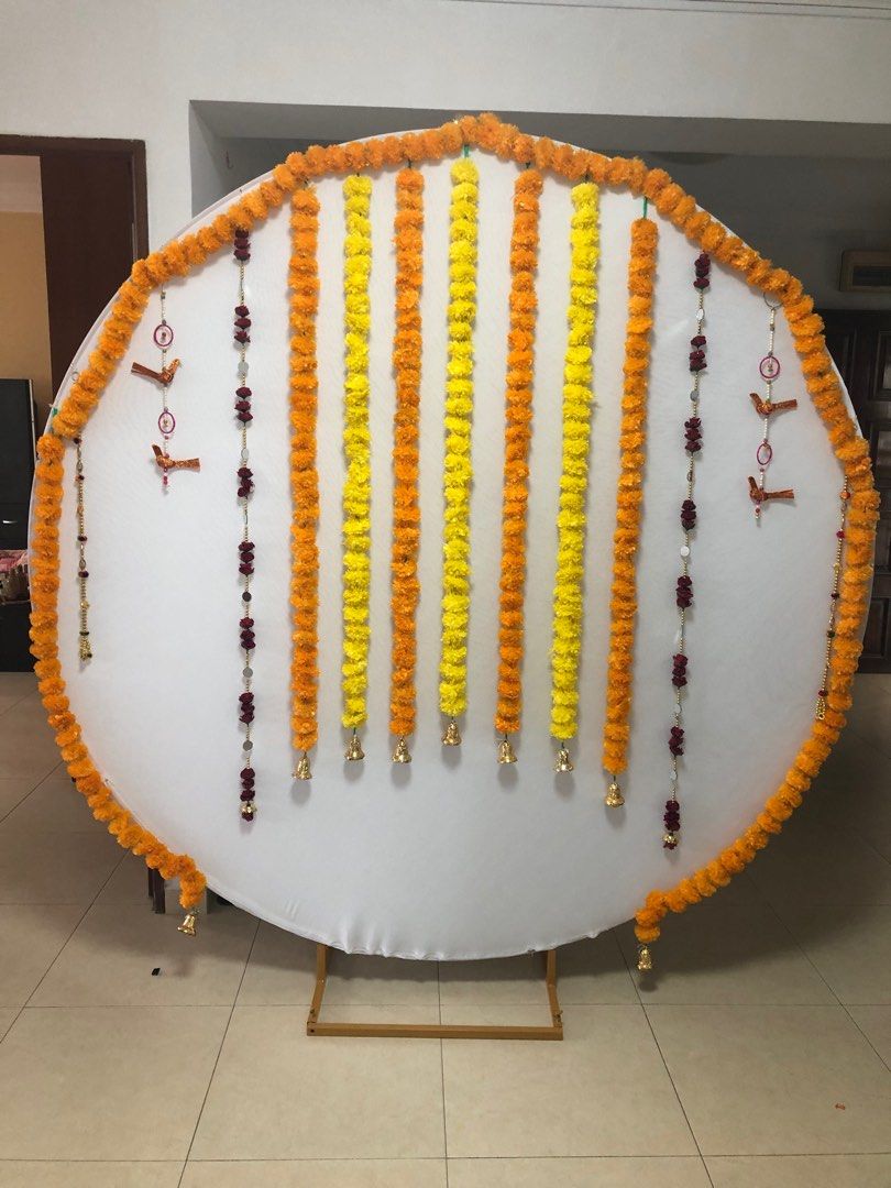 Indian deco for puberty, baby shower, bangle ceremony, half saree ...