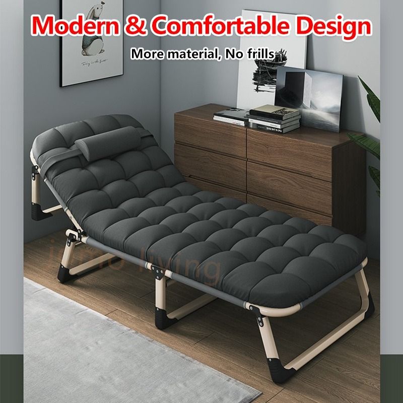 Japanese Portable Folding Single Bed 75cm Wide Surface Lightweight ...