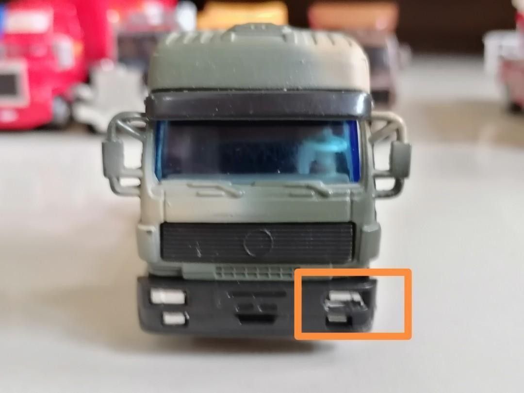 JoyCity 1/60 Look-Like Mercedes-Benz ACTROS 2x4 - Camouflage Green ...