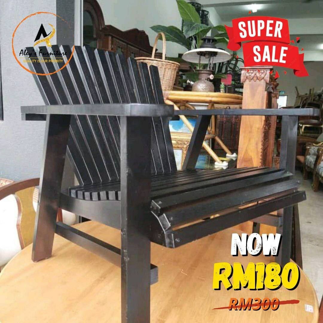 Kerusi kayu ikea, Furniture & Home Living, Furniture, Chairs on Carousell