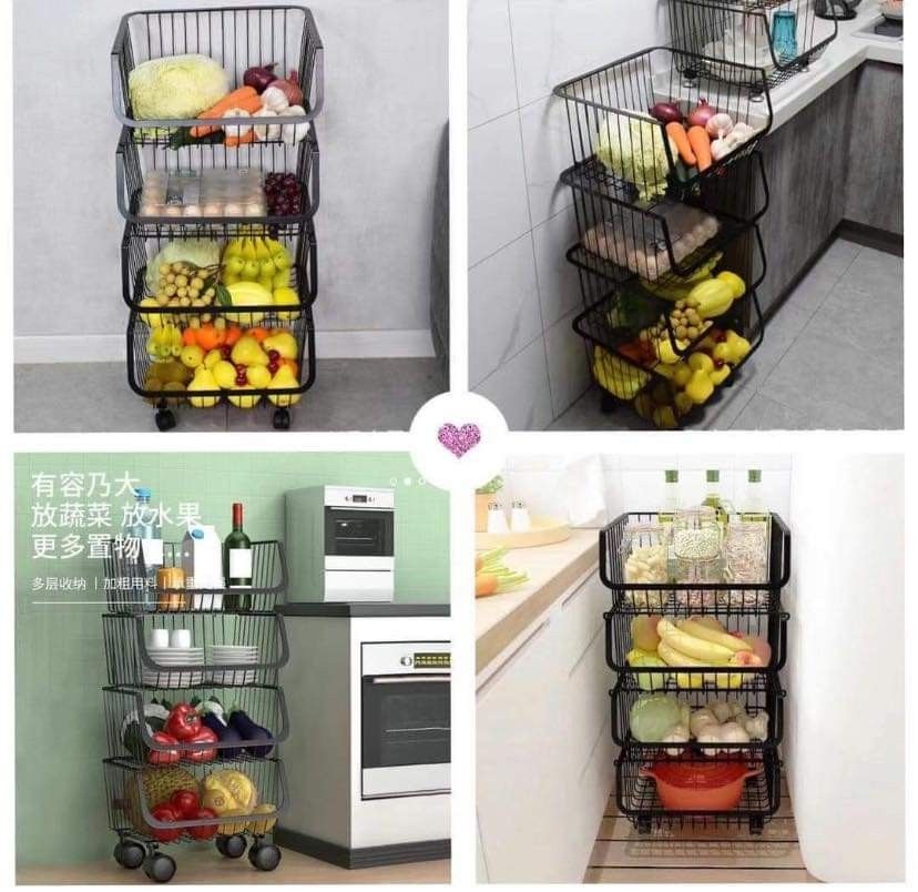 KITCHEN TROLLEY, Furniture & Home Living, Furniture, Shelves, Cabinets ...