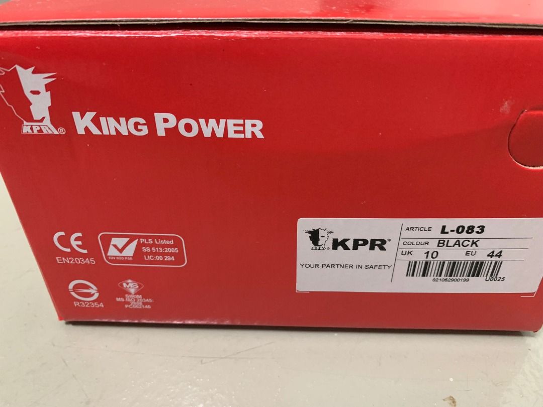 KPR L-083 MODEL SAFETY SHOES, Men's Fashion, Footwear, Boots on Carousell