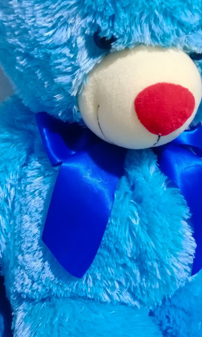 Large Blue Magic Teddy Bear, Hobbies & Toys, Toys & Games on Carousell