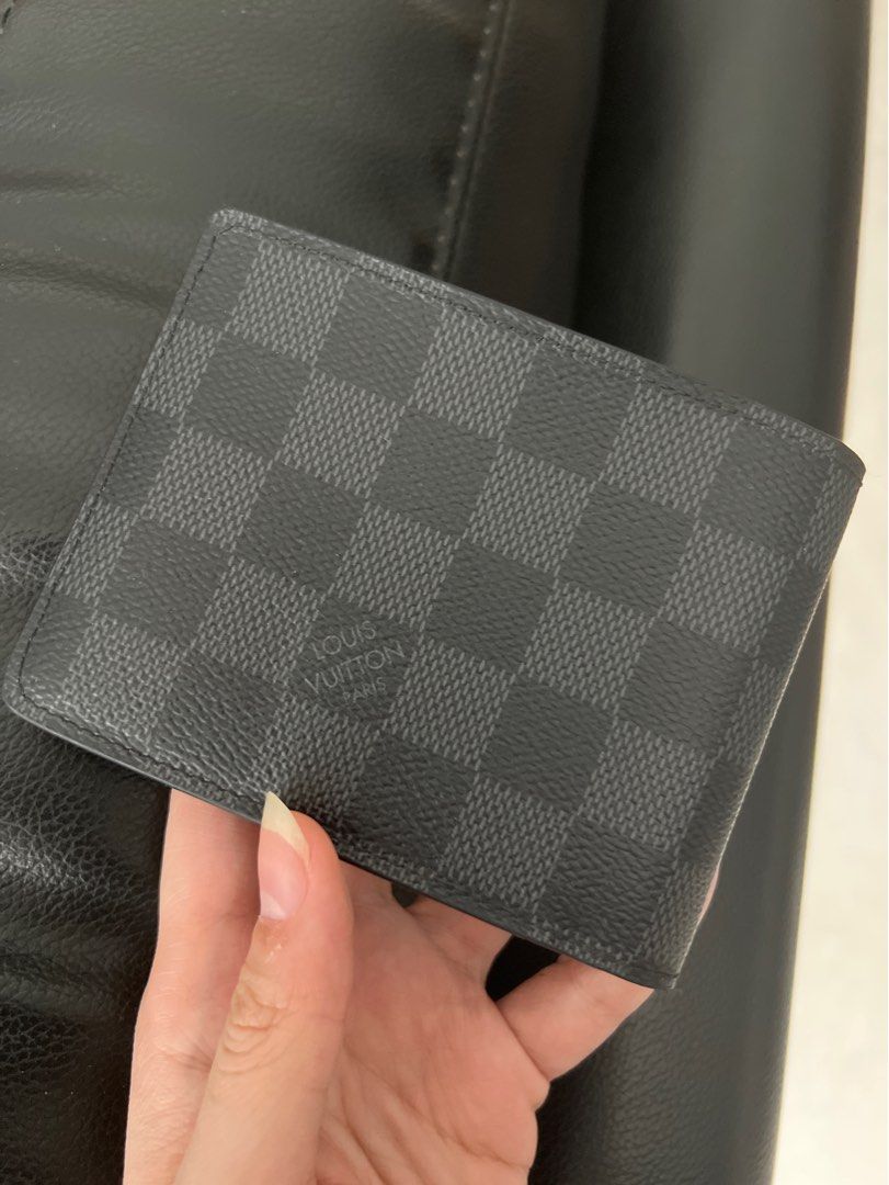 Like New LV Classic Slender Men Wallet Damier RFID, Luxury, Bags ...