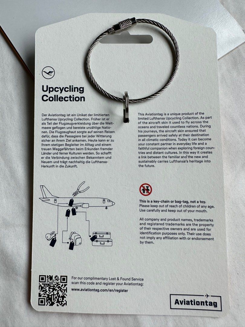 Lufthansa A340-600 Aviation tag, Hobbies & Toys, Memorabilia ...