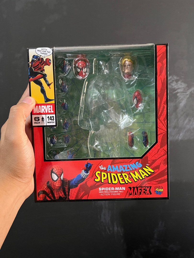 Mafex 143 Ben Reily Spider-Man, Hobbies & Toys, Toys & Games on Carousell