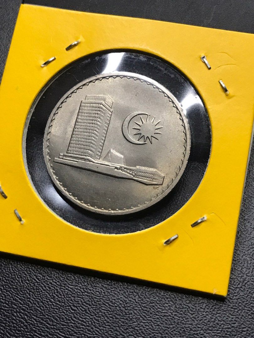 Malaysia 50sen 1967 parliament security edge terbelah duit lama syiling, Hobbies & Toys ...