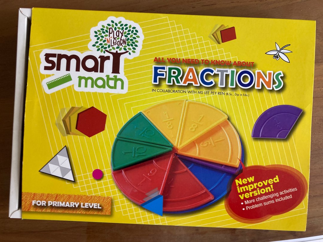Math Fractions Toy, Hobbies & Toys, Toys & Games on Carousell