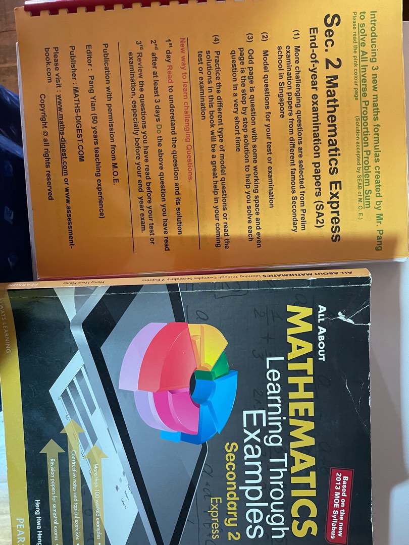 Maths secondary 2, Hobbies & Toys, Books & Magazines, Textbooks on ...