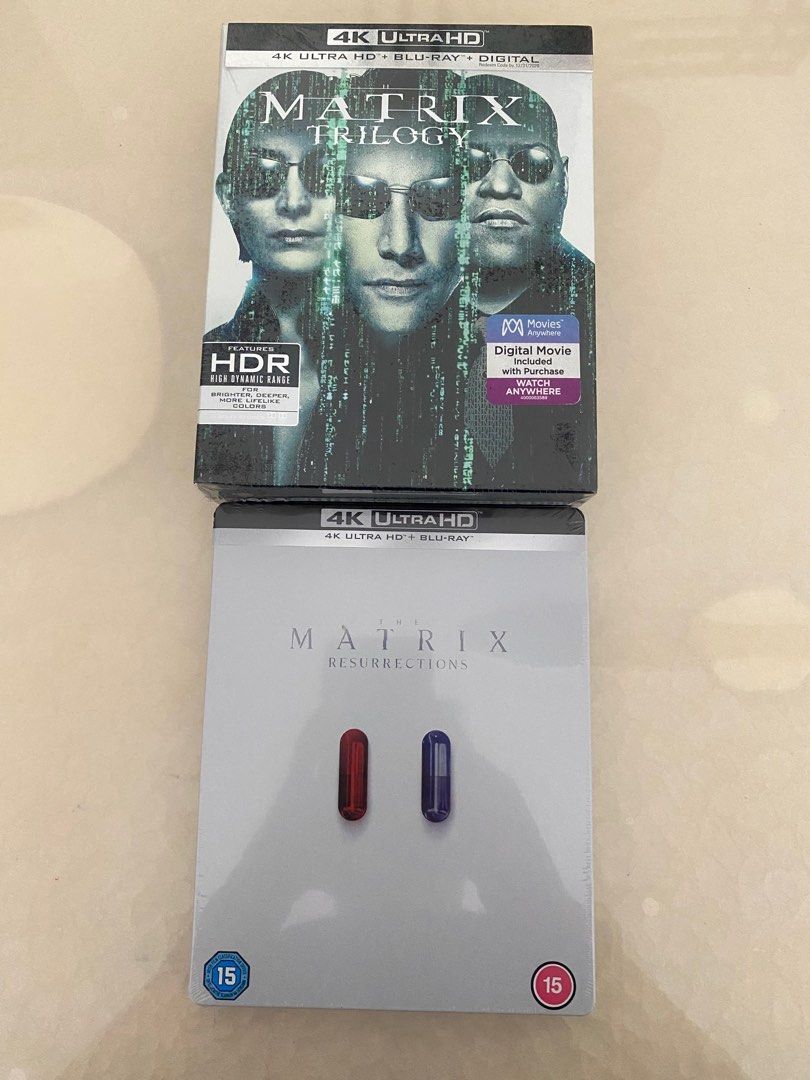 Matrix 4K Ultra HD Blu Ray Collection, Hobbies & Toys, Music & Media, CDs & DVDs on Carousell