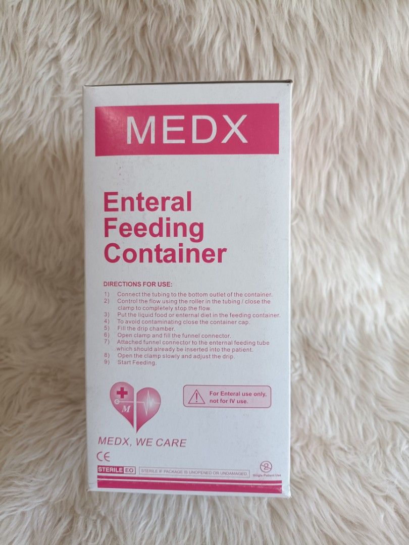Medx Enteral Feeding Container Sterile, Health & Nutrition, Medical ...
