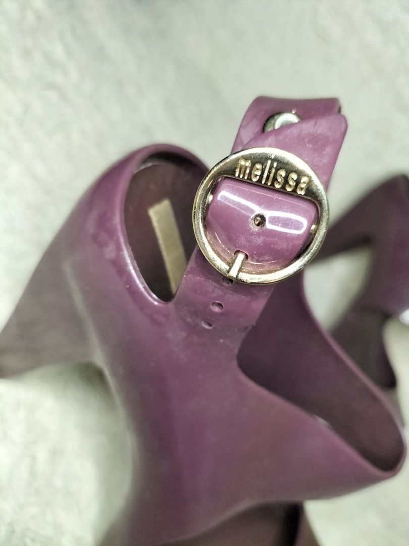 Melissa Rubber High Heels Violet On Carousell