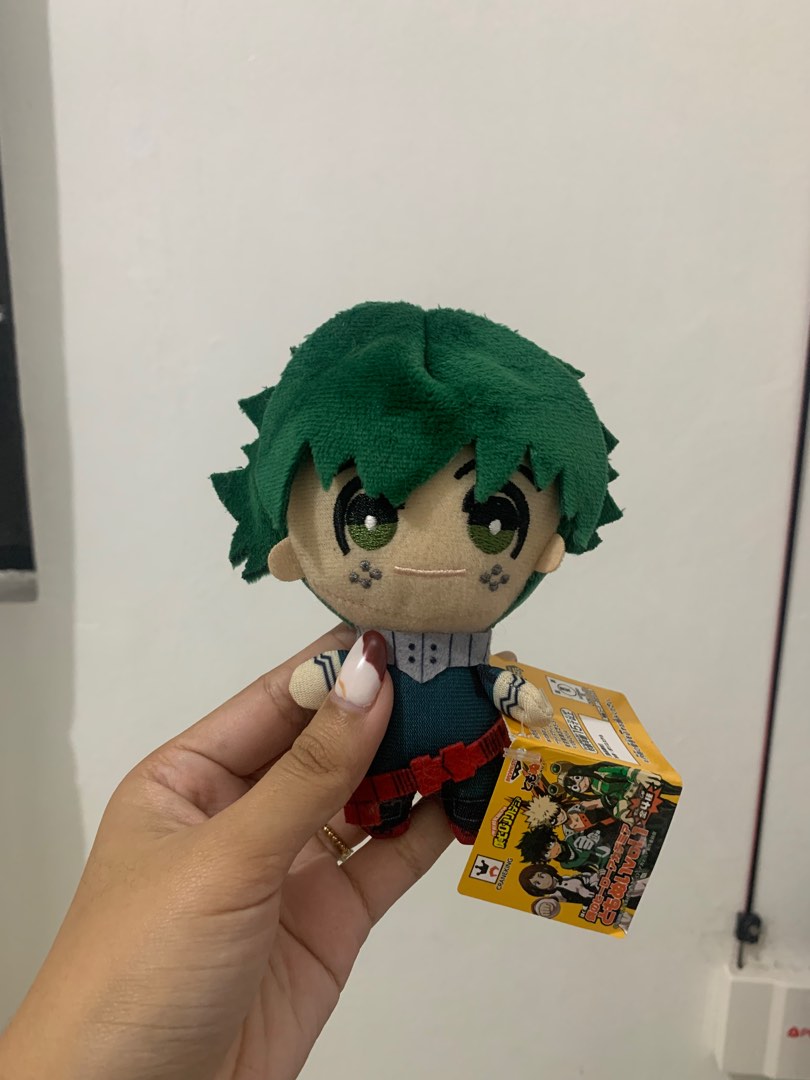 MHA Boku No Hero Academia Deku Keychain Plushie on Carousell