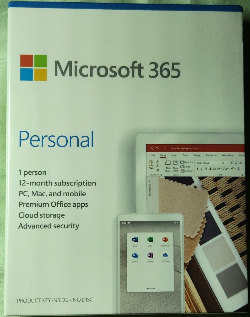 Microsoft 365 Personal 12 month subscription., Computers & Tech, Office ...